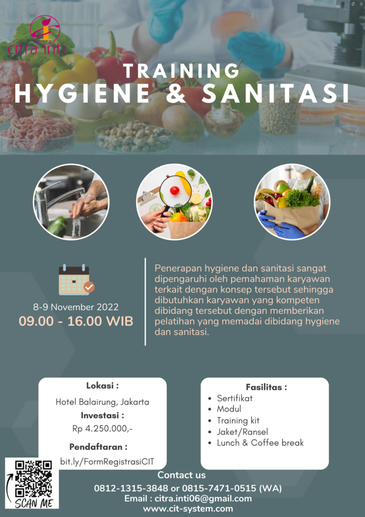 Training Hygiene Sanitasi | Citra Inti Training