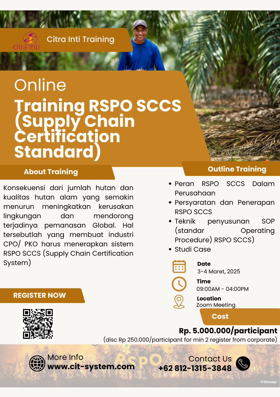 brosur rspo sccs | Citra Inti Training