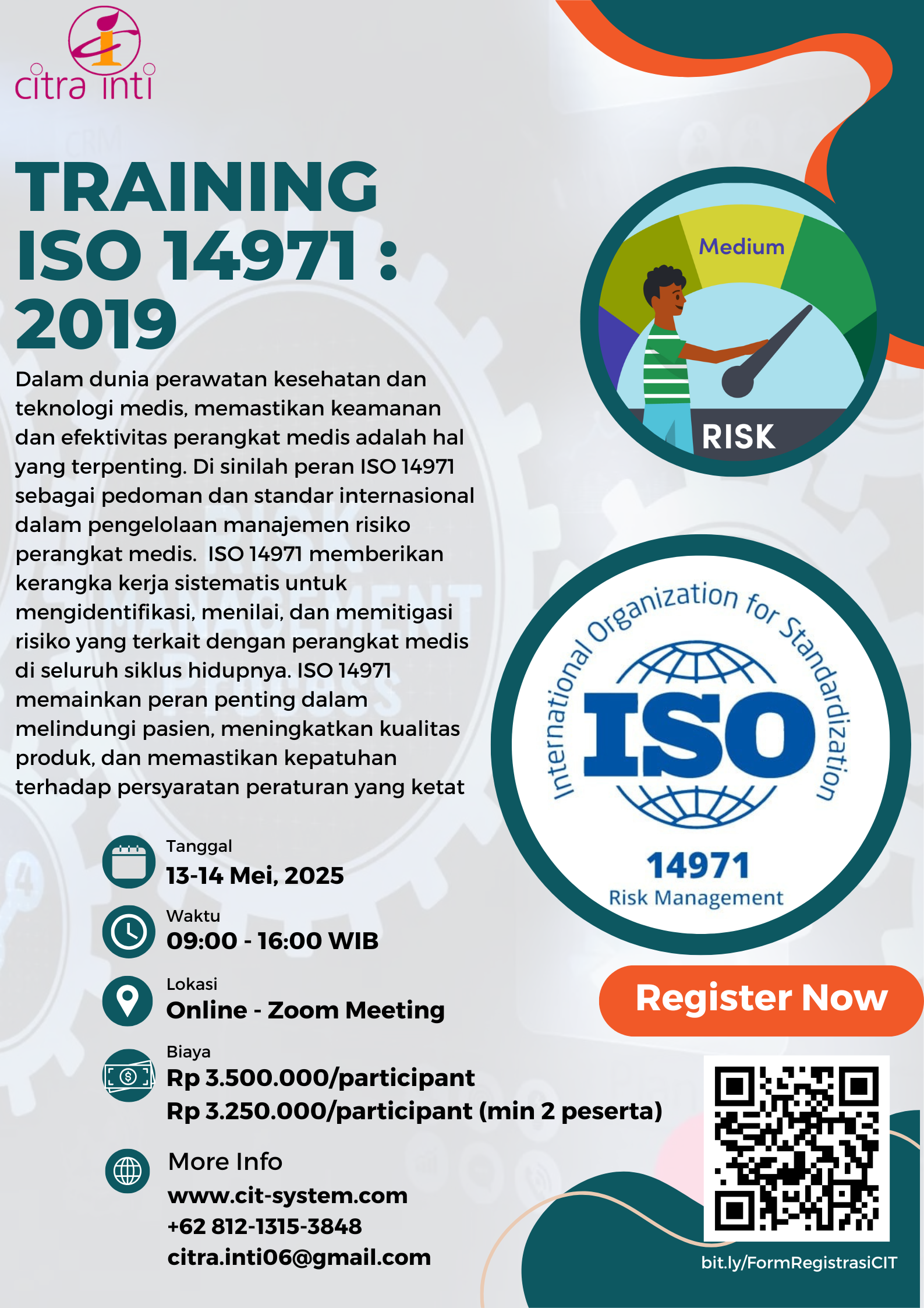 ISO 14971 | Citra Inti Training