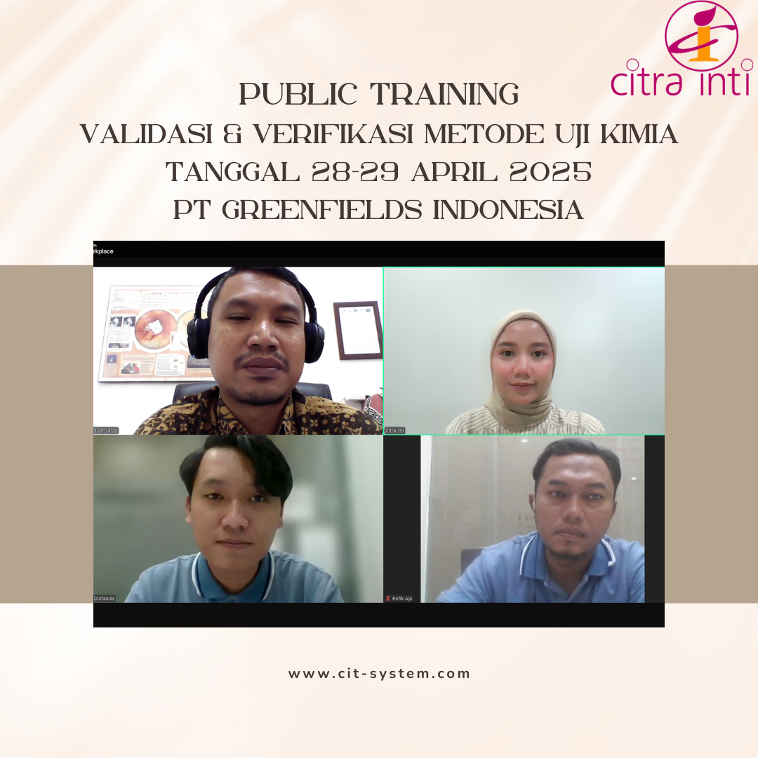 Training Validasi dan Verifikasi Metode Uji Kimia | CIT