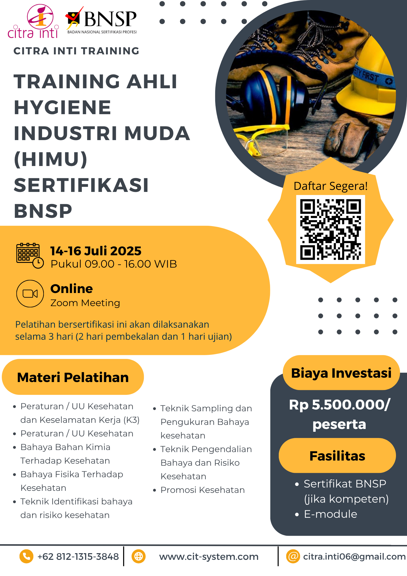 HIMU Juli | Citra Inti Training